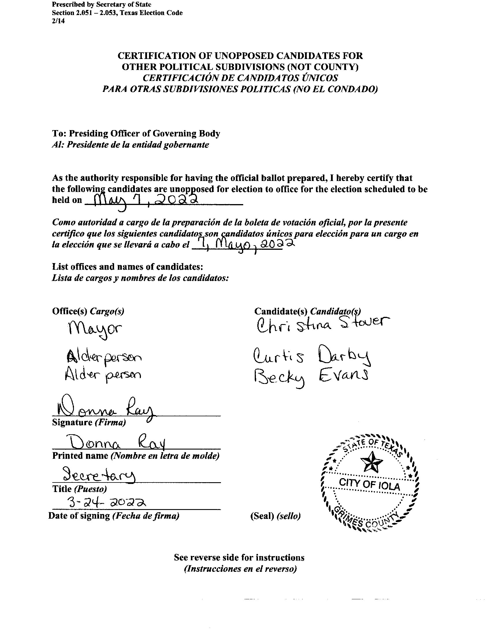 Ordinances | City of Iola